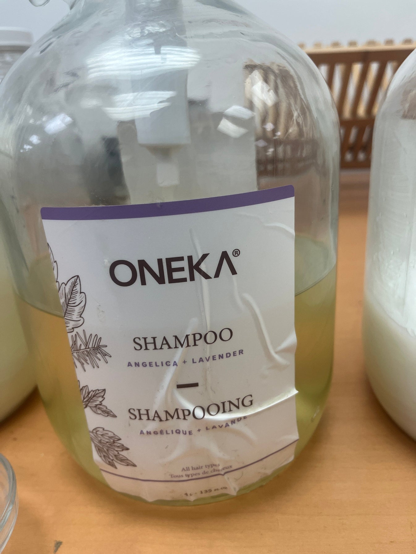 500g Oneka Shampoo Angelica and Lavender – Omo Bamboo